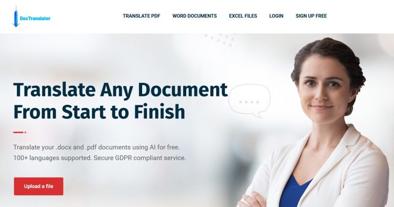 How To Translate PDF Files Online (Step By Step) ⭐️ DocTranslator