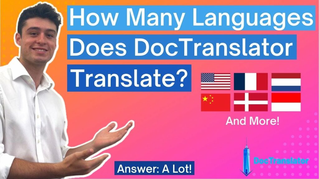 All Languages ⭐️ DocTranslator