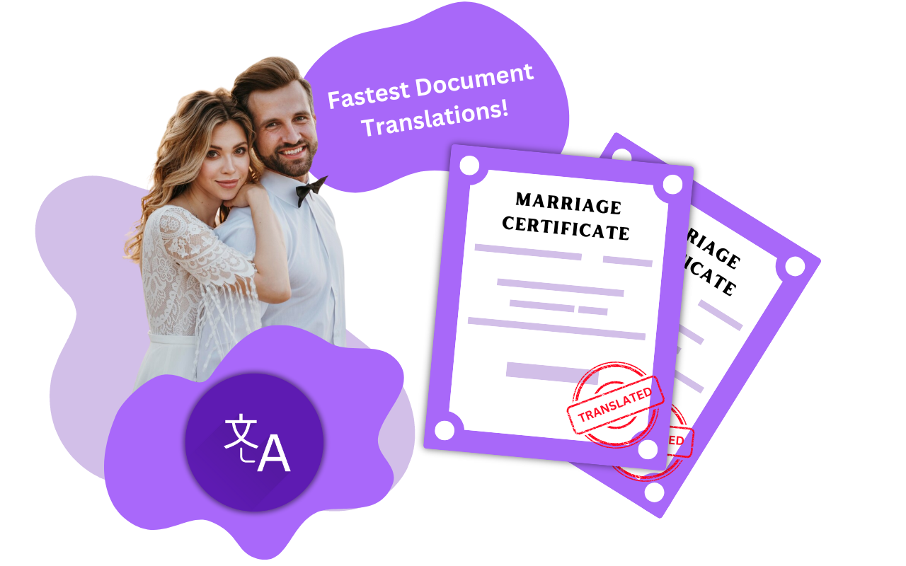 Translate Marriage Certificate In 120+ Languages